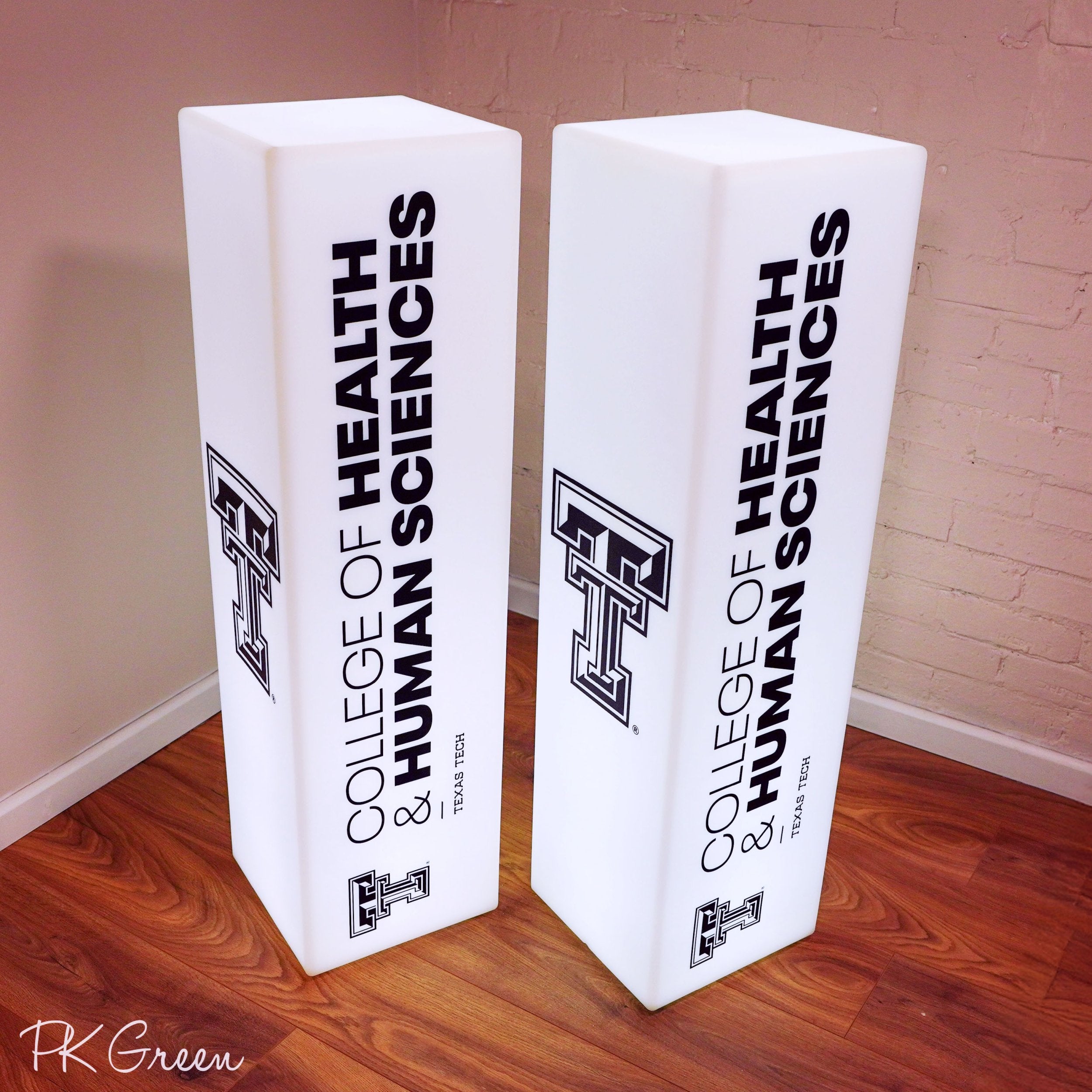 Expo Exhibition Logo Light Box Sign, Tall Illuminated Custom Branded C ...