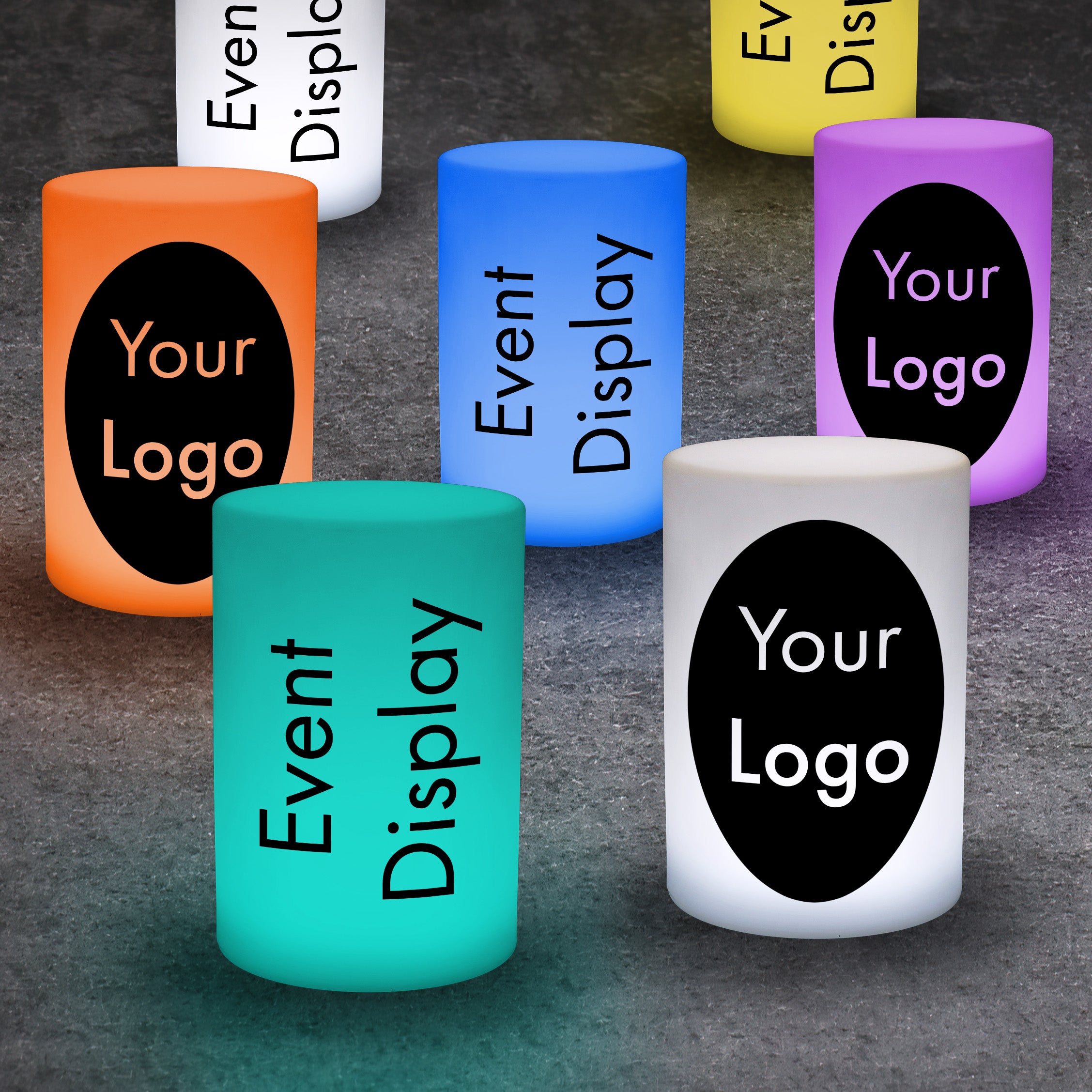 Company Table Top Signage for Awards Ceremony, LED Custom Lightbox, Ta ...