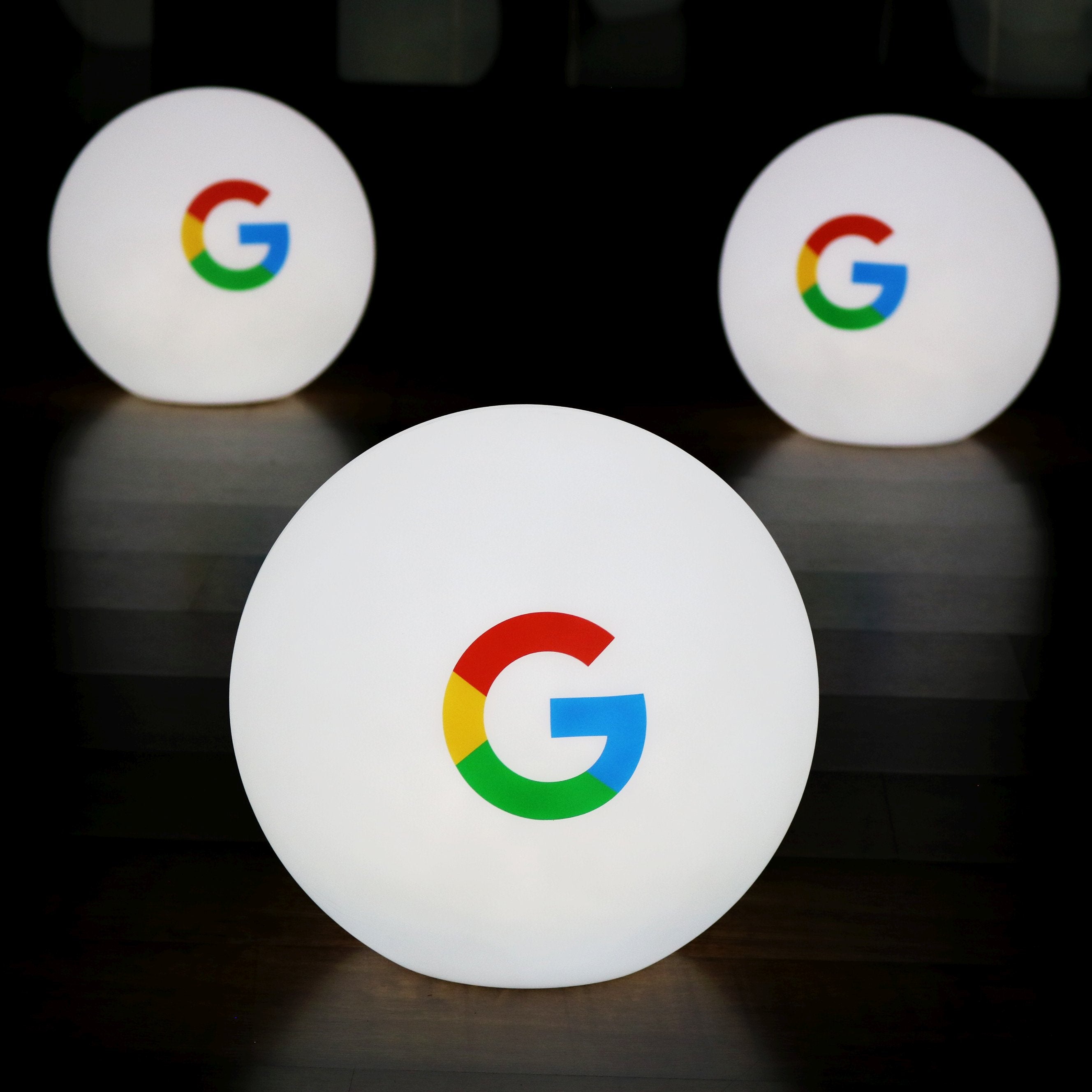 Branded Round LED Logo Lightbox, Customized Sphere Globe Floor Lamp, I ...