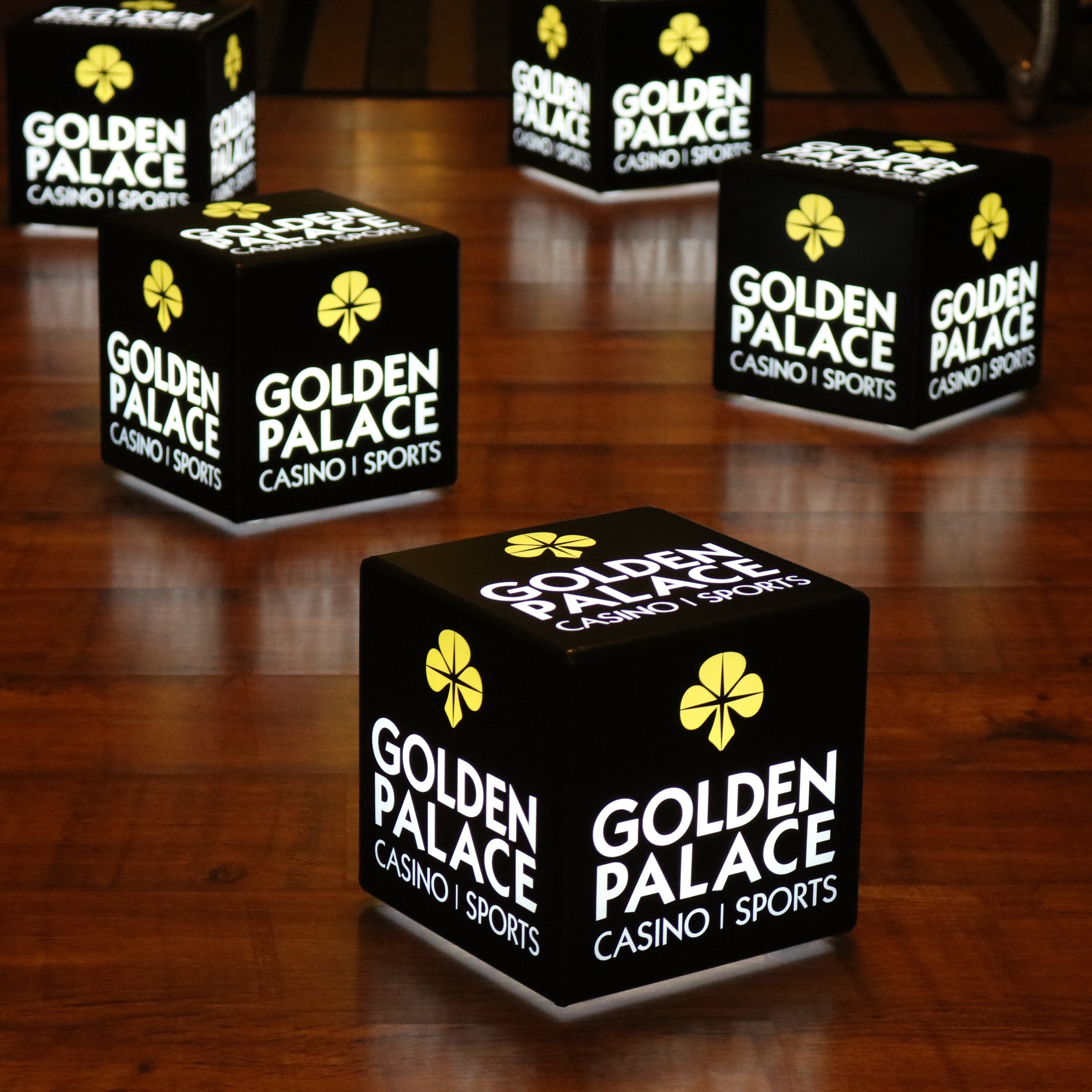 Custom Logo Light LED Cube Block, Branded Advertising Lightbox for Cor ...