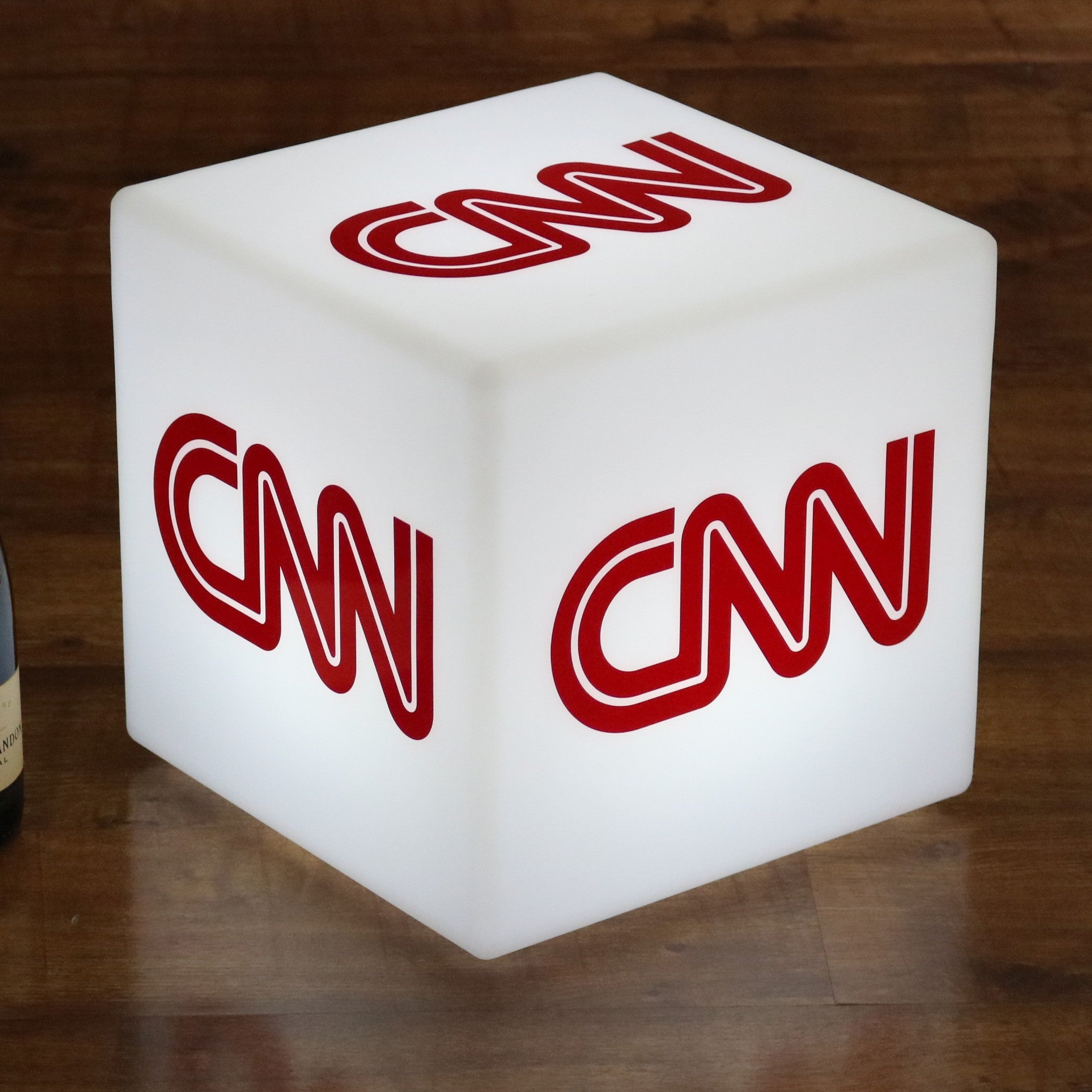 Personalized Custom LED Cube Stool Seat, Large Light Box Display, Illu ...