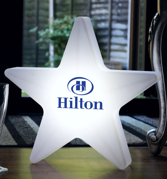 Personalized Backlit LED Star Light Box, Custom Branded Free-Standing ...